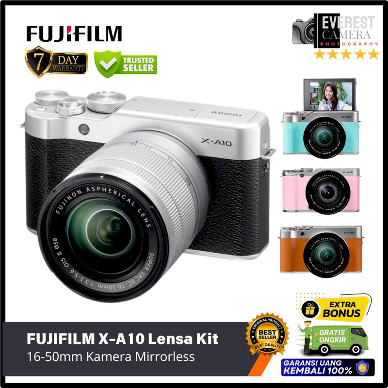 Jual FUJIFILM XA10 Lensa Kit 16-50mm Kamera Mirrorless | Shopee Indonesia