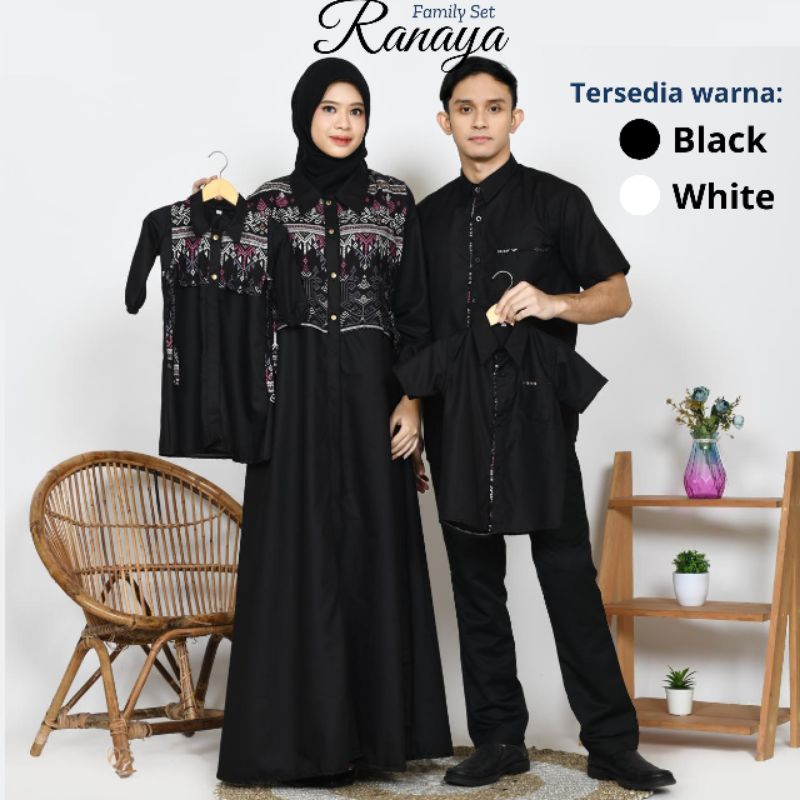 Jual Family Set Baju Couple Keluarga Sarimbit Baju Lebaran 2025 RANAYA ...