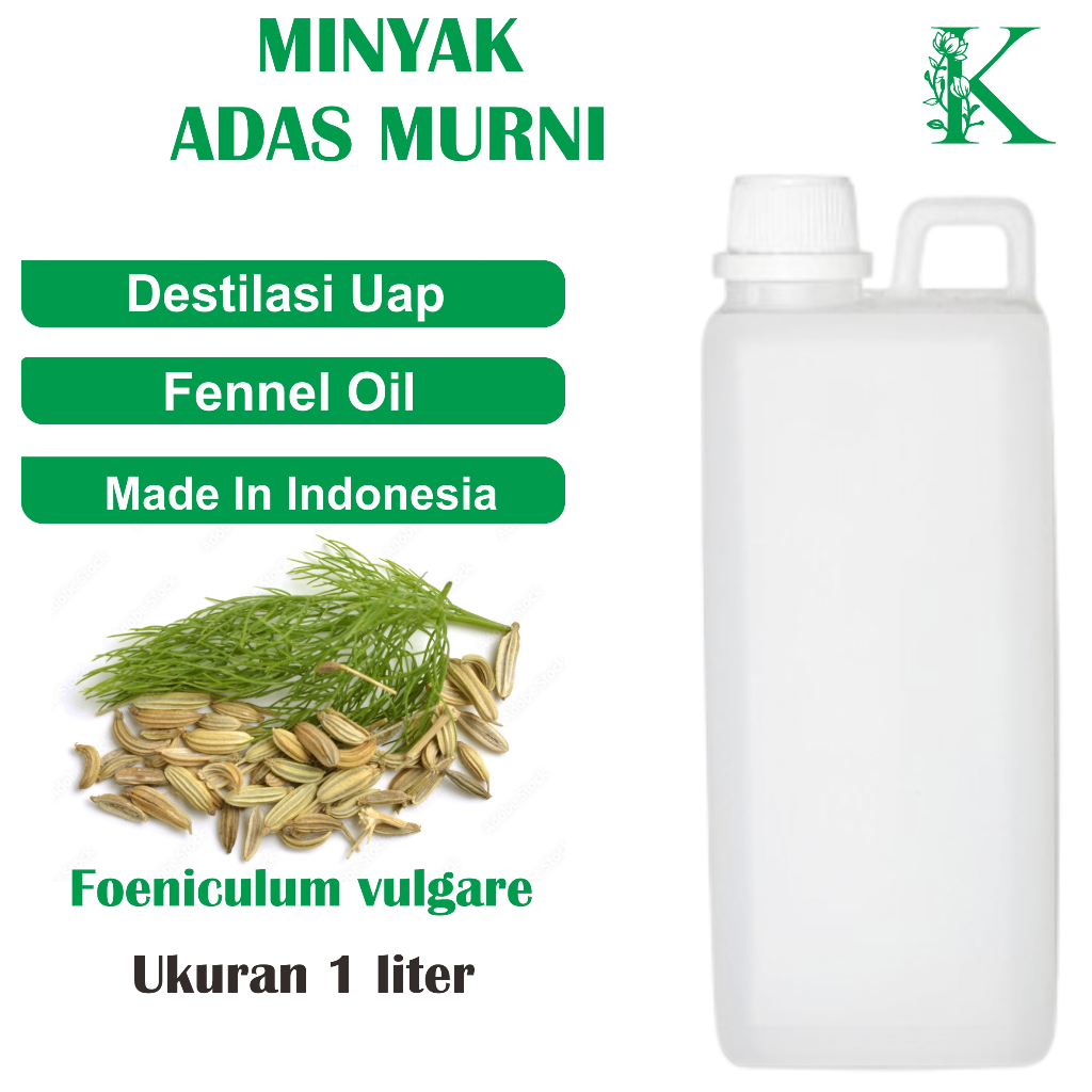 Jual 1LITER - minyak adas murni asli tanpa campuran fennel oil minyak ...