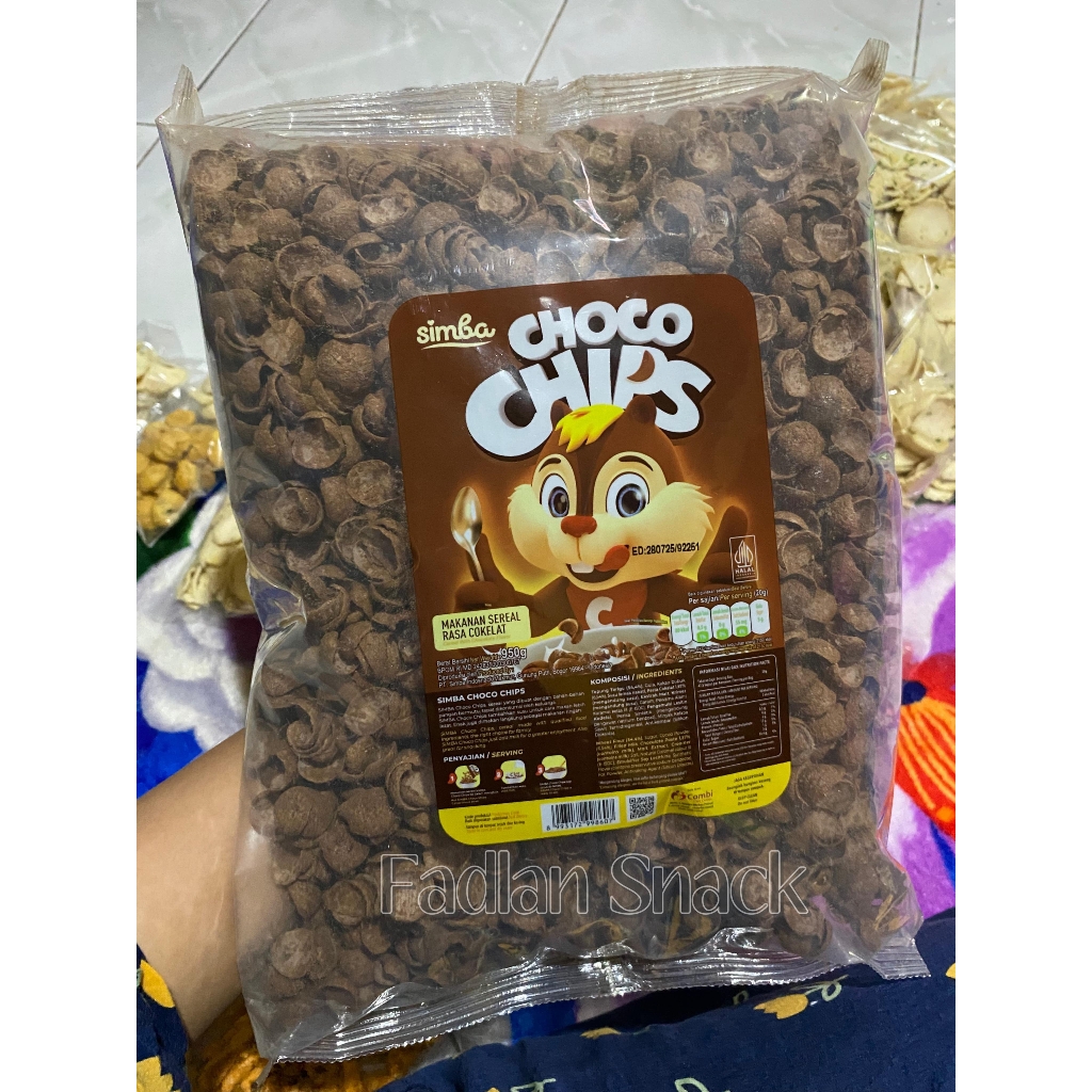 Jual SNACK KILOAN 1 KG SIMBA CHOCO CHIPS CRUNCH | CEMILAN MURAH ...