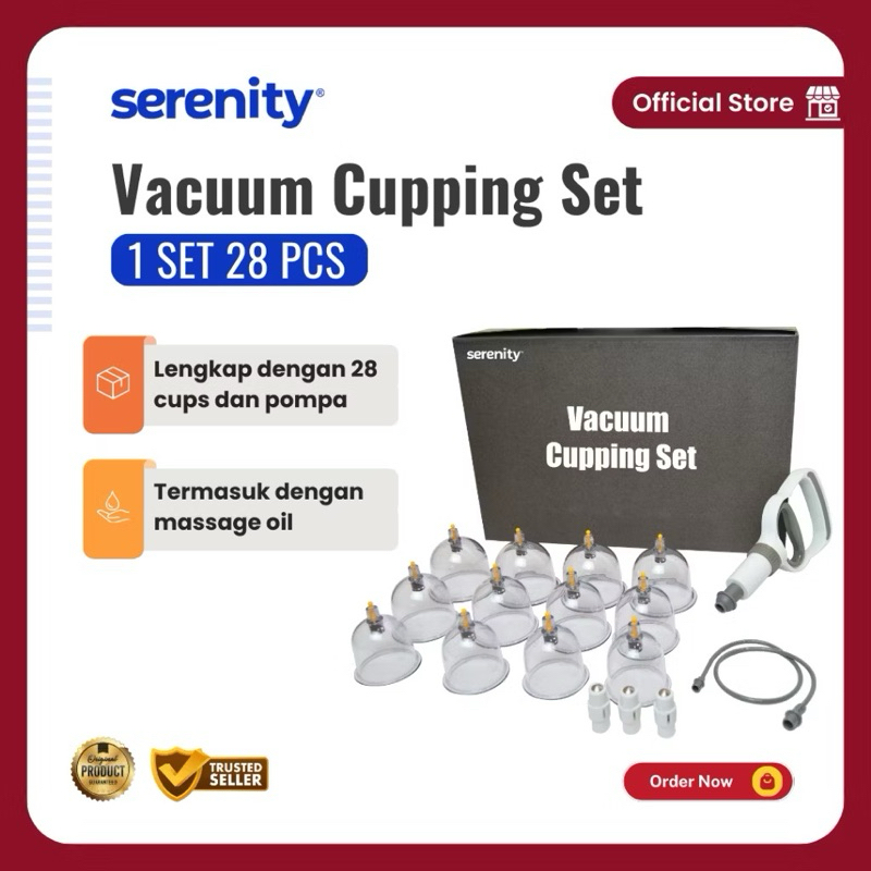 Jual Kop / Alat Bekam 28 Set Serenity / Premium Cupping Therapy ...