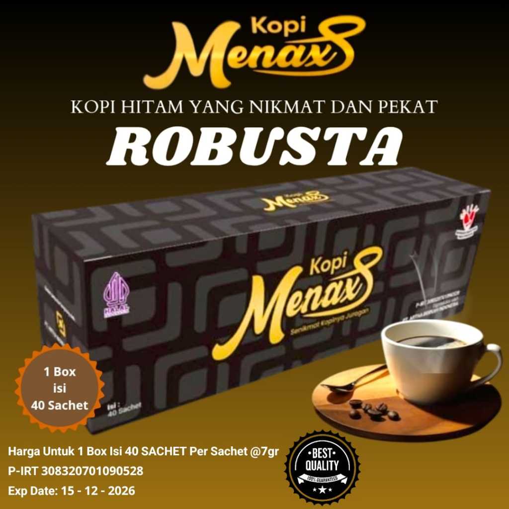 Jual KOPI MENAXS PENIKMAT KOPINYA PARA JURAGAN 1 BOX ISI 40 SACHET ...