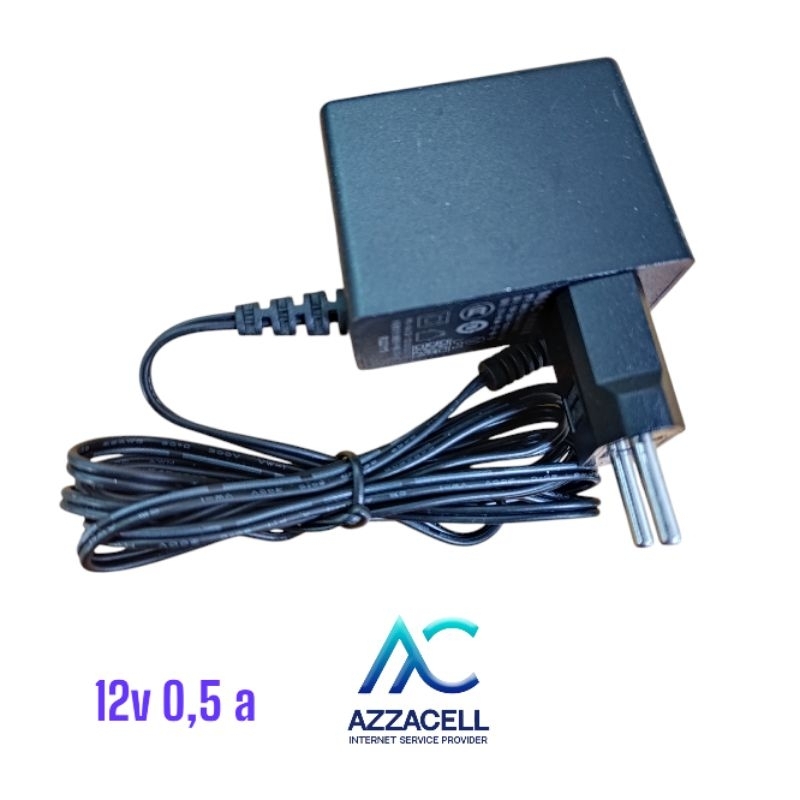 Jual 12v 0,5a original power adaptor eu dan converter import semua asli ...