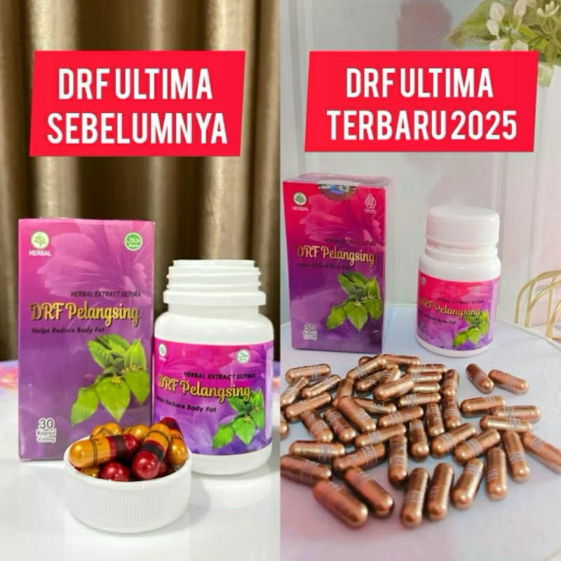 Jual DRF PELANGSING ULTIMA 1 BOTOL / 30 KAPSUL / HERBAL / BPOM | Shopee Indonesia