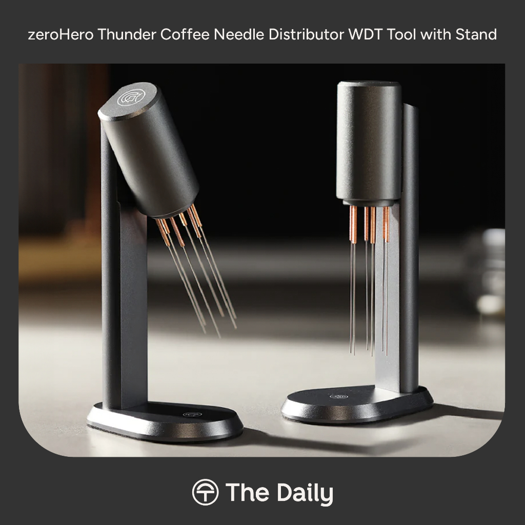 Jual zeroHero Thunder Coffee Needle Distributor WDT Tool dengan Magnetic Stand - Alat Distribusi ...