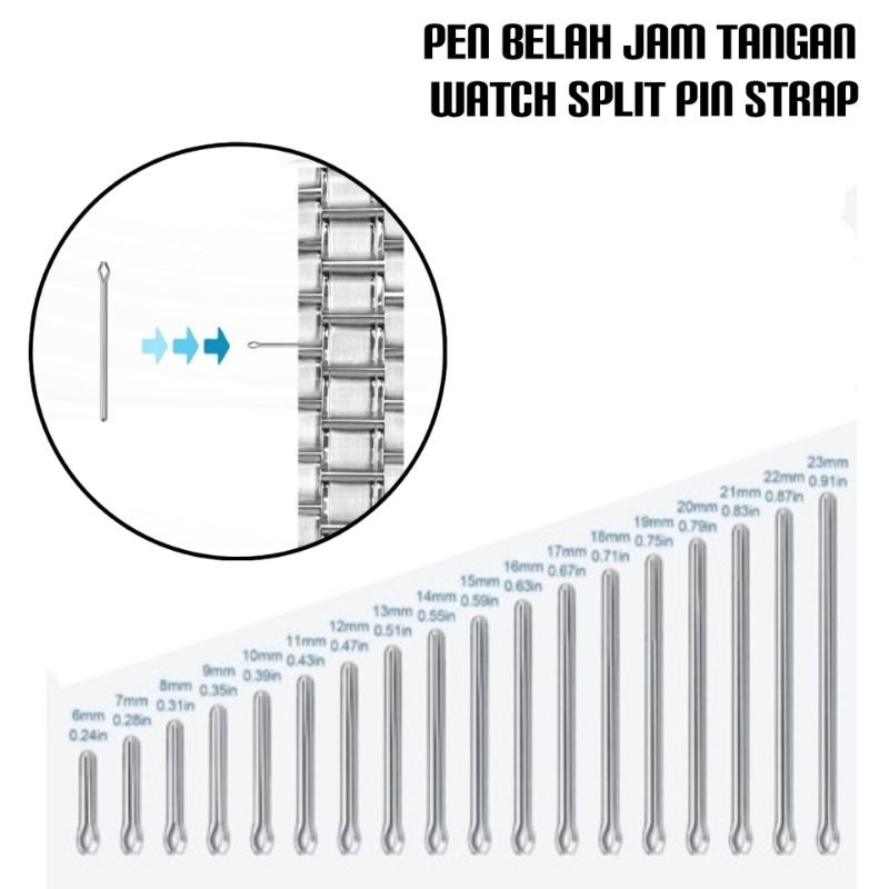 Jual Pen Split/Pen Belah Buat Sambung Rantai Tali Jam Tangan Steinless ...