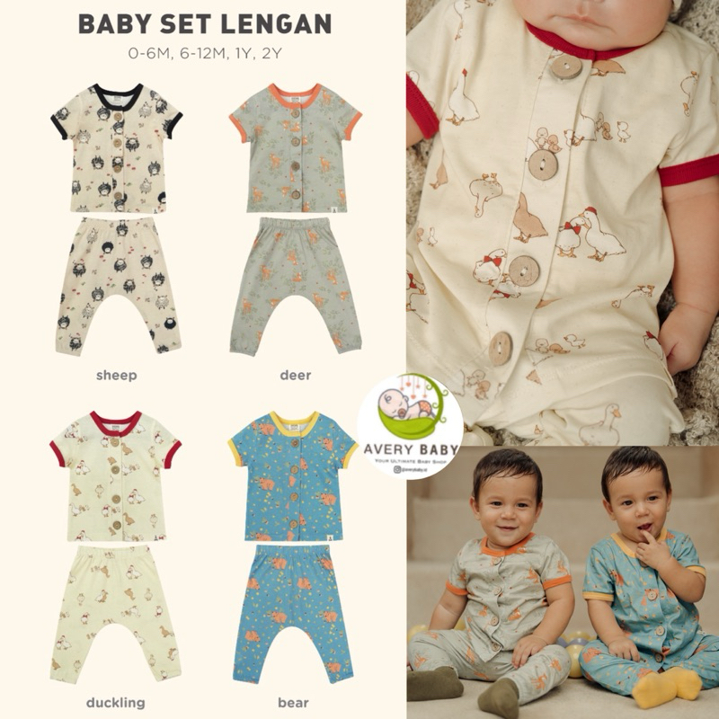 Jual BOHOPANNA BABY SET LENGAN BOHOPANNA BAE SET DISNEY/ Baby Set Berlengan BOHOPANNA/ Bohopanna ...