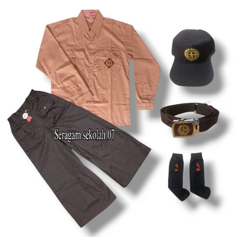 Jual SETELAN SERAGAM PRAMUKA PENGGALANG BAJU LENGAN PANJANG+ROK KULOT PANJANG PEREMPUAN SEKOLAH ...