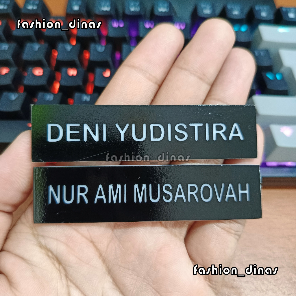 Jual NAME TAG ASN PERSIT KANTOR PAPAN NAMA Grafir | Shopee Indonesia