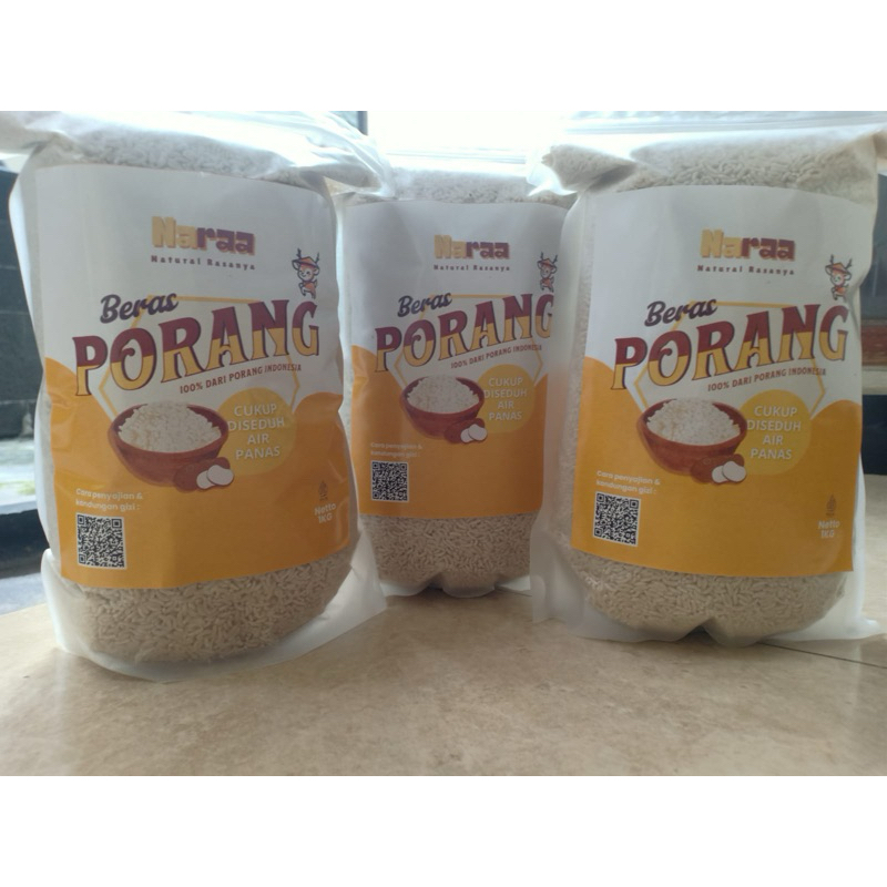 Jual Naraa Beras Porang / Konjac Rice / Shirataki 1 Kg | Shopee Indonesia