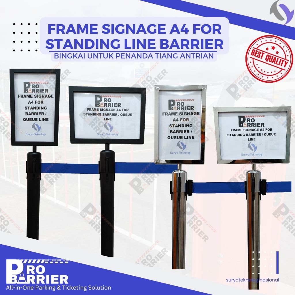 Jual Sign Frame A4 Stainless / Standing Signage / Poster Board Signage ...