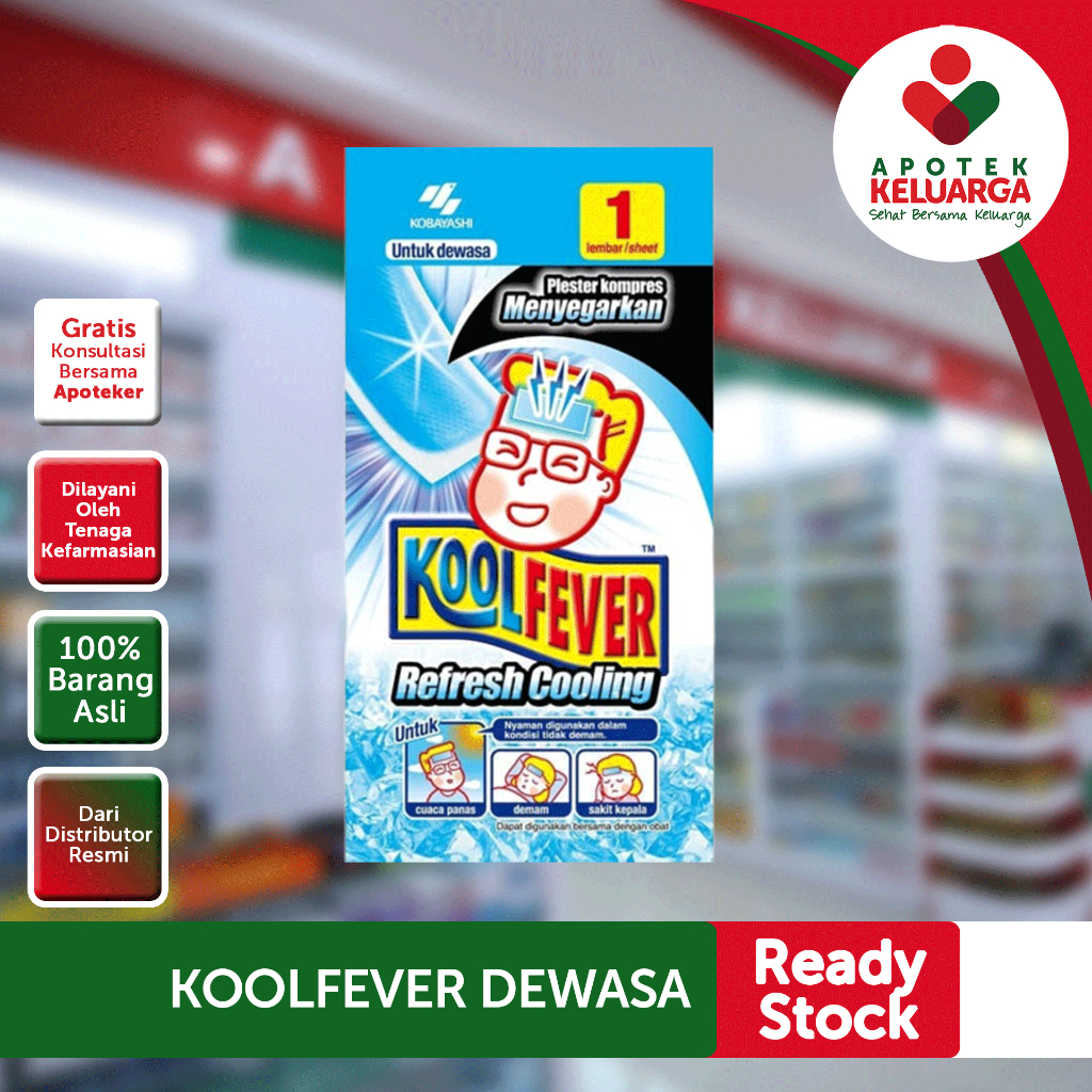 Jual Koolfever Per Sachet #PLESTERKOMPRESDEMAM#PENURUNANPANAS | Shopee ...