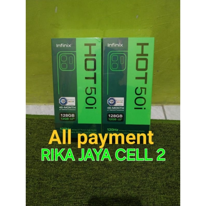 Jual Infinix hot 50i RAM 6/128 GB garansi resmi NO REPACK | Shopee ...