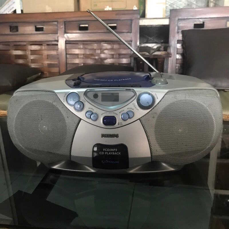 Jual Radio Tape Mini Compo PHILIPS AZ5130 (CD OFF) | Shopee Indonesia