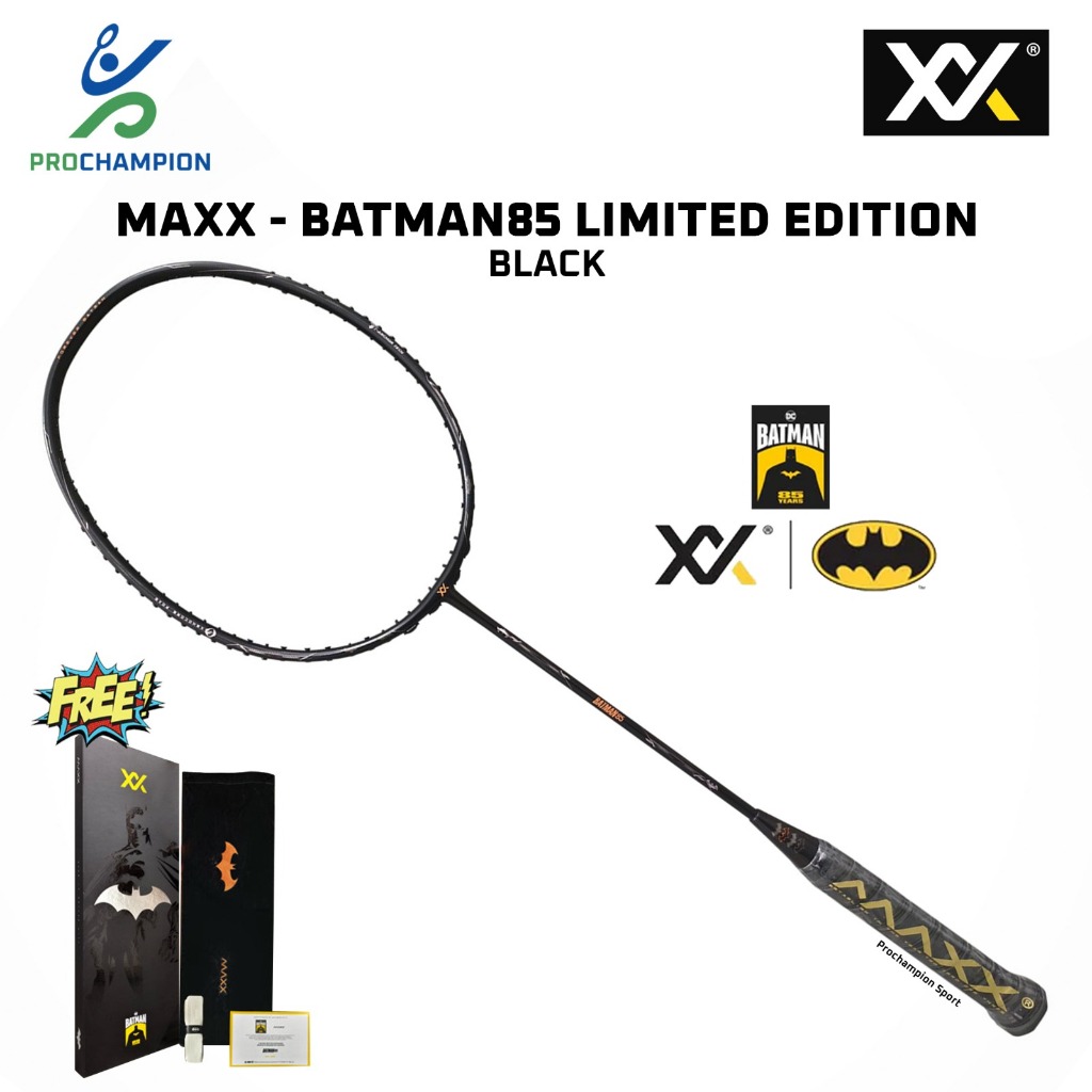 Jual Raket Badminton MAXX BATMAN85 / Maxx Batman 85 Limited Edition ...