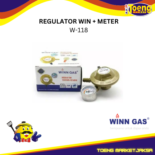 Jual REGULATOR WIN T/W-118 METER WINN GAS | Shopee Indonesia