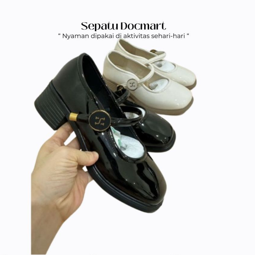 Jual Sepatu docmart korea / sepatu mary jane / Sepatu wanita / cewek ...
