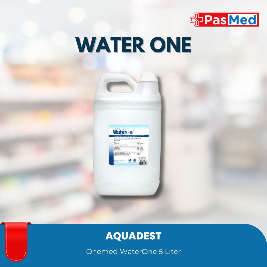 Jual Aquades Water One OneMed 5 Liter l 1 Liter | ONEMED l PASMED ...