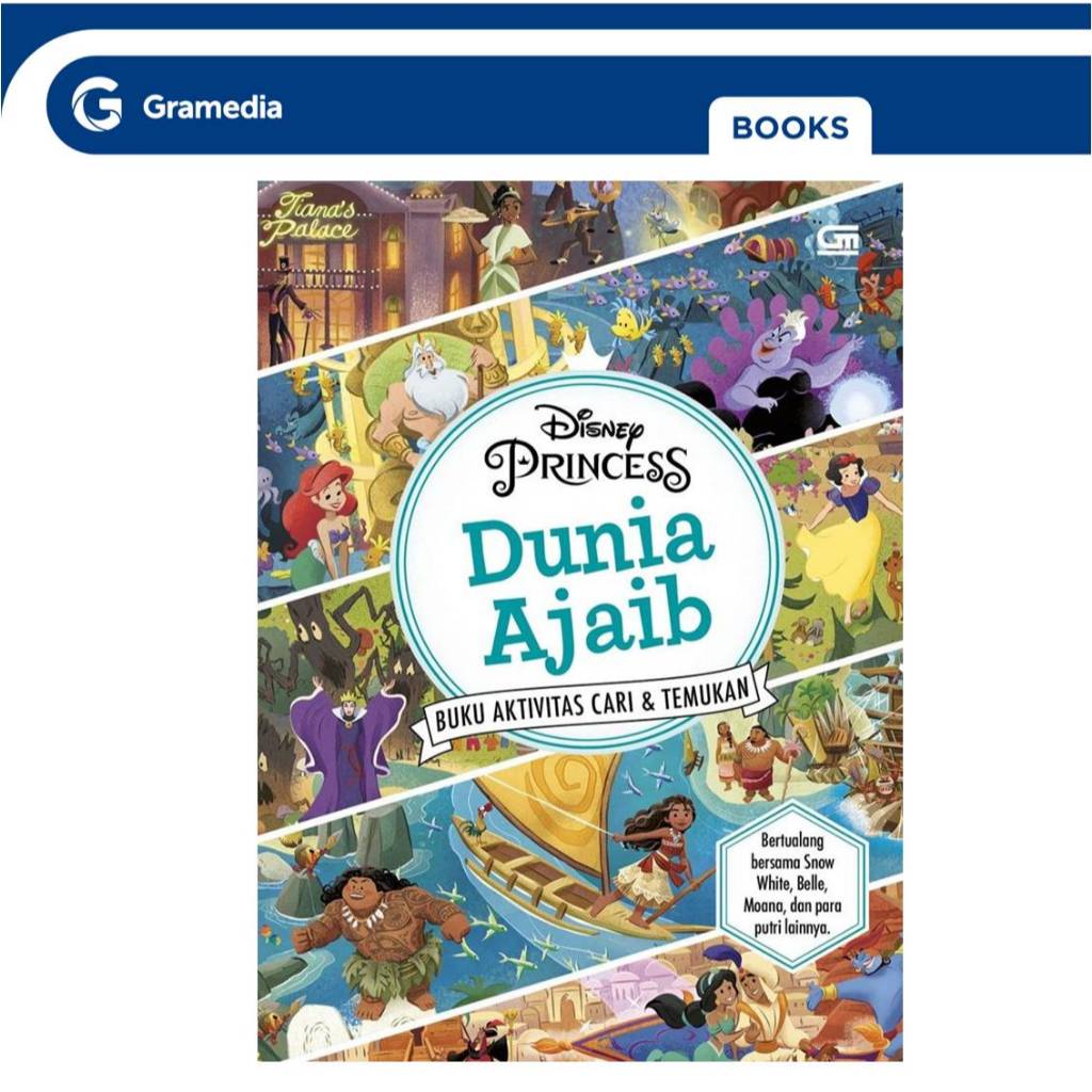 Jual Gramedia GTC- Buku Disney Princess Dunia Ajaib Buku Aktivitas Cari ...