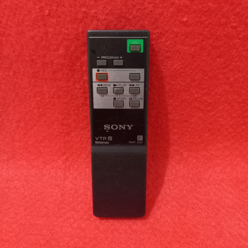 Jual Remote VTR Betamax SONY Original Asli . RMT - 234 . | Shopee Indonesia