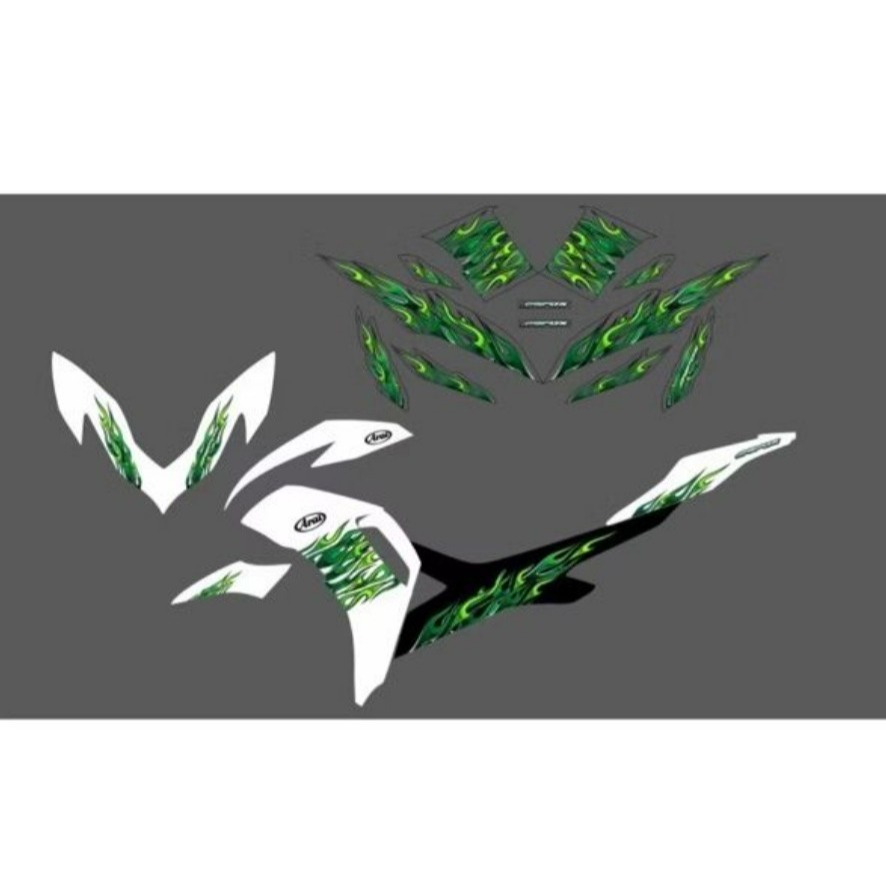 Jual STRIPING AEROX ALL NEW CONNECTED TRANSPARAN 2021-2024 MOTIF API ...