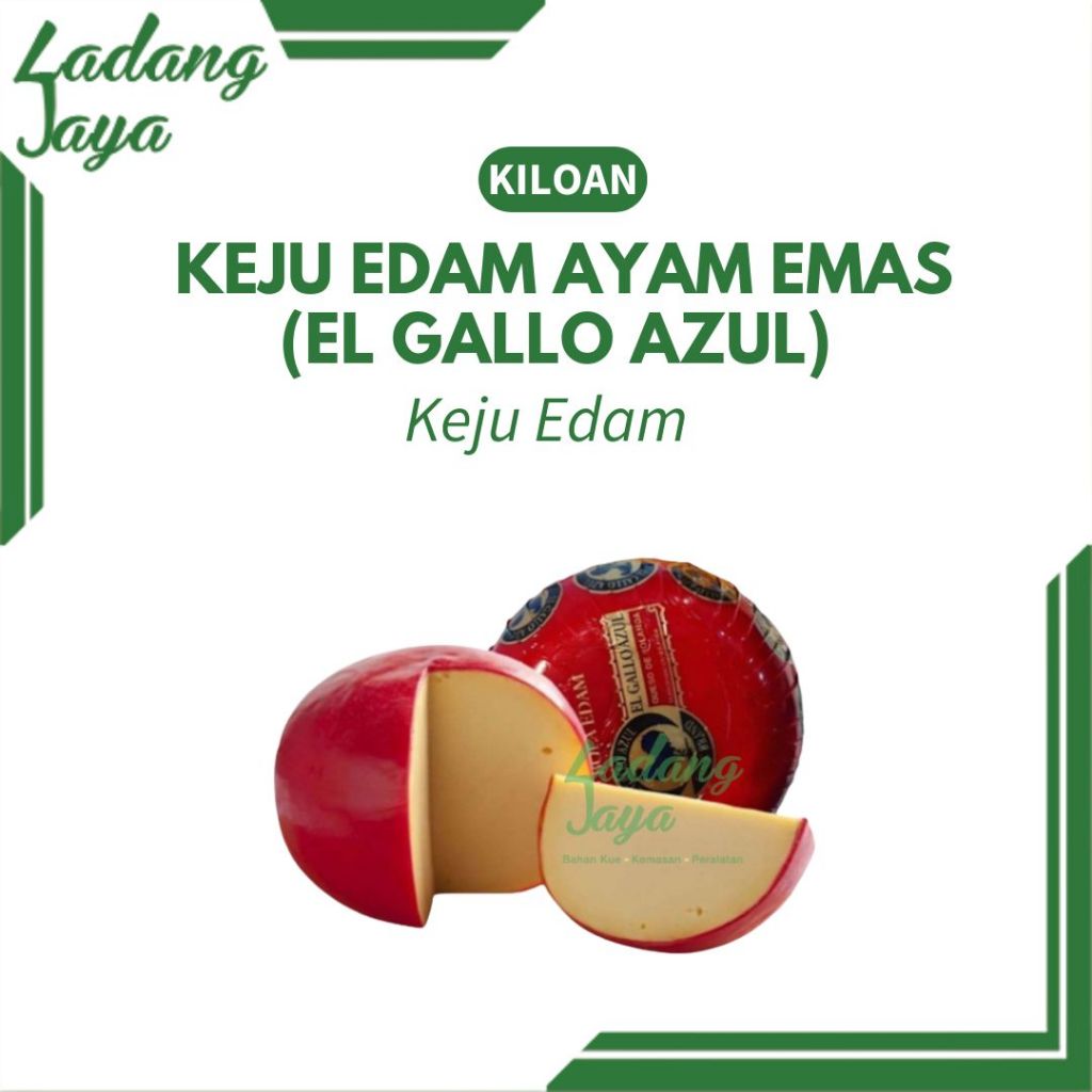 Jual Kiloan Keju Edam Ayam Emas EL GALLO AZUL repack | Shopee Indonesia