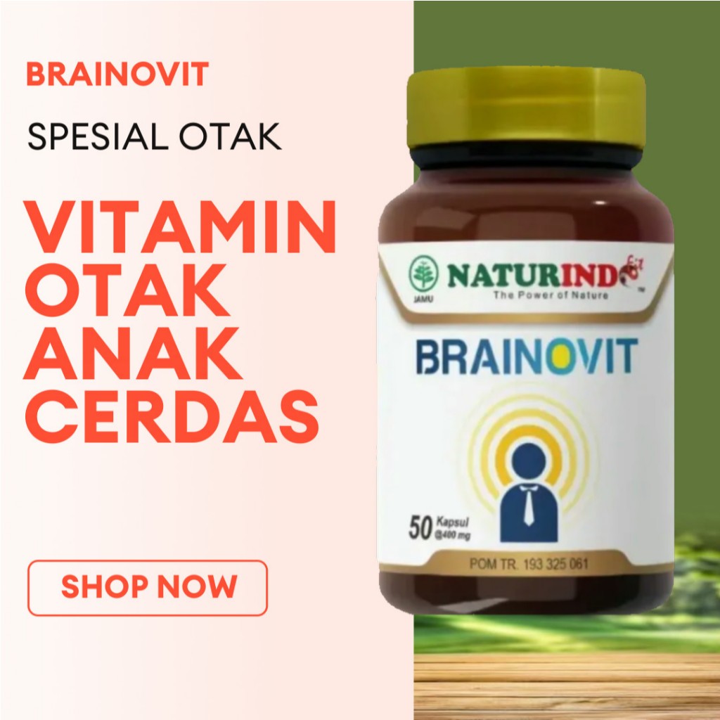 Jual Vitamin Otak Anak dan Dewasa Brainovit Vitamin Otak Anak Cerdas ...
