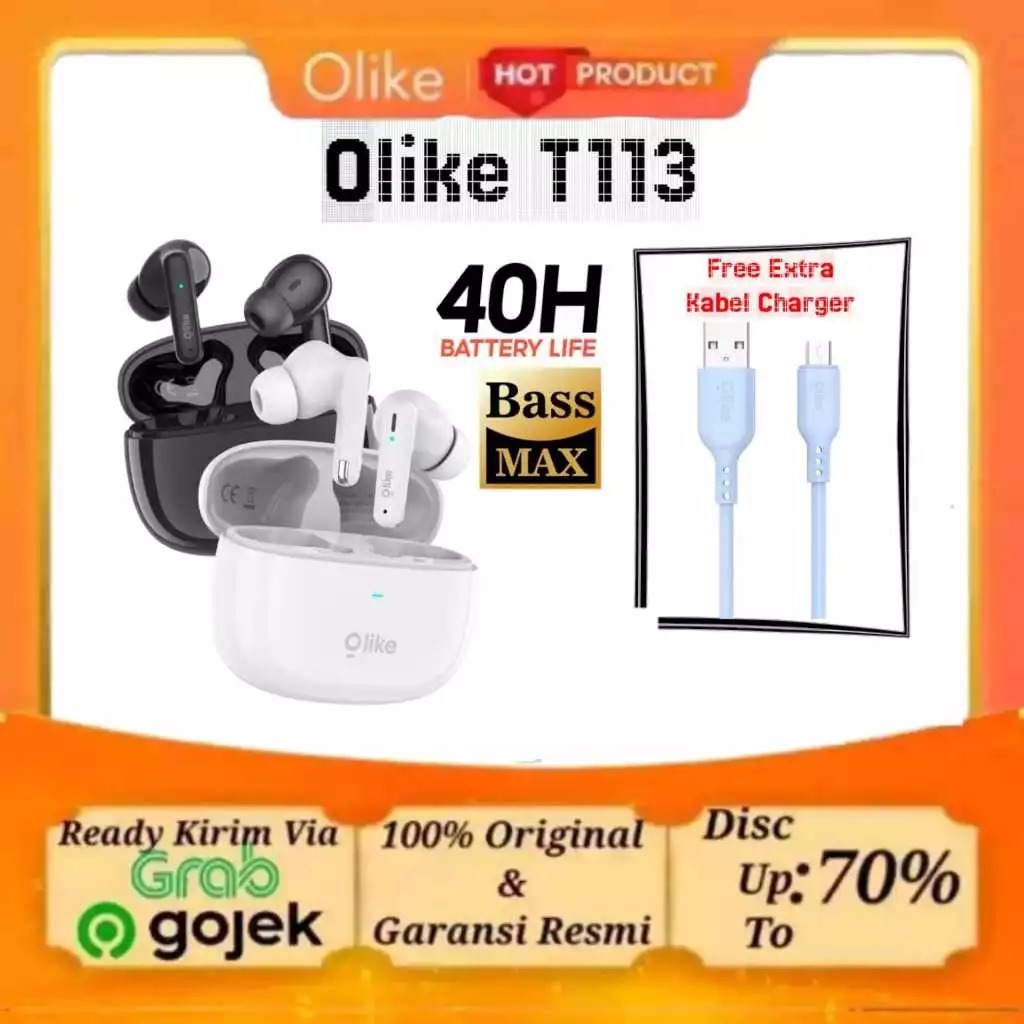 Jual OLIKE TWS T113 38H Playing Time | True Wireless Earphones IPX4 ...