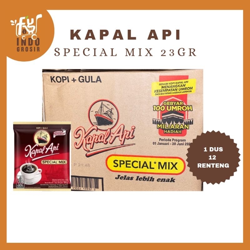 Jual Kapal Api Special Mix 1 Dus isi 12 Renteng | Shopee Indonesia