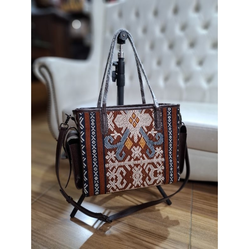 Jual TAS TENUN NTT PREMIUM KULIT ASLI TENUN SUMBA ETNIK NUSA BAGS ...