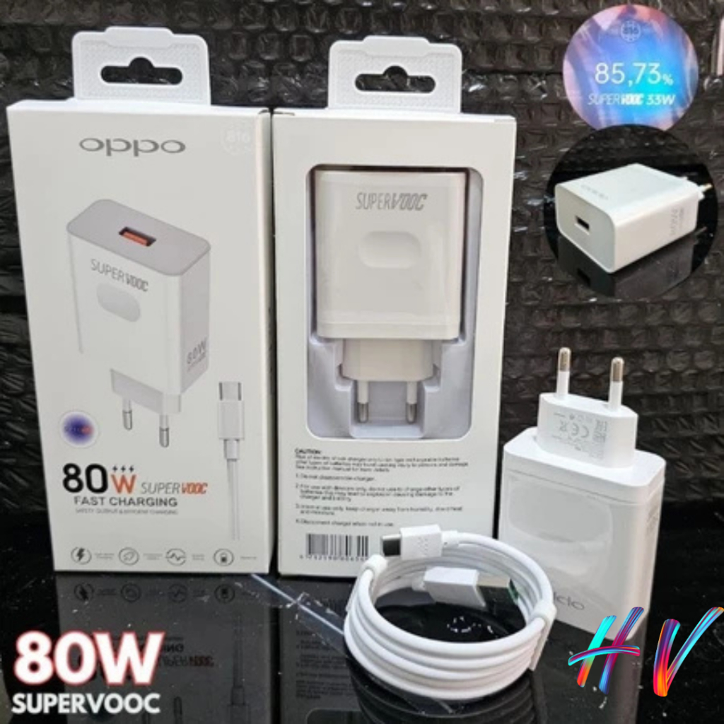 Jual CHARGER ORIGINAL OPPO 80W ORIGINAL SUPER FAST CHARGING VOOC MICRO ...