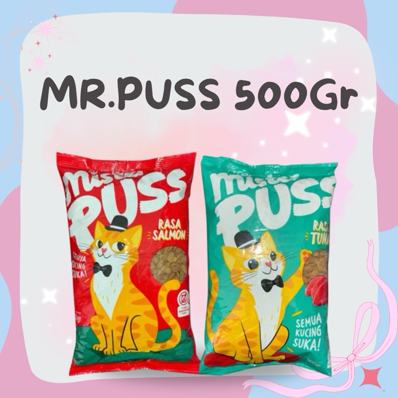 Jual MISTER PUSS 500gr - Makanan Kucing Kering Dewasa Anak Kucing ...