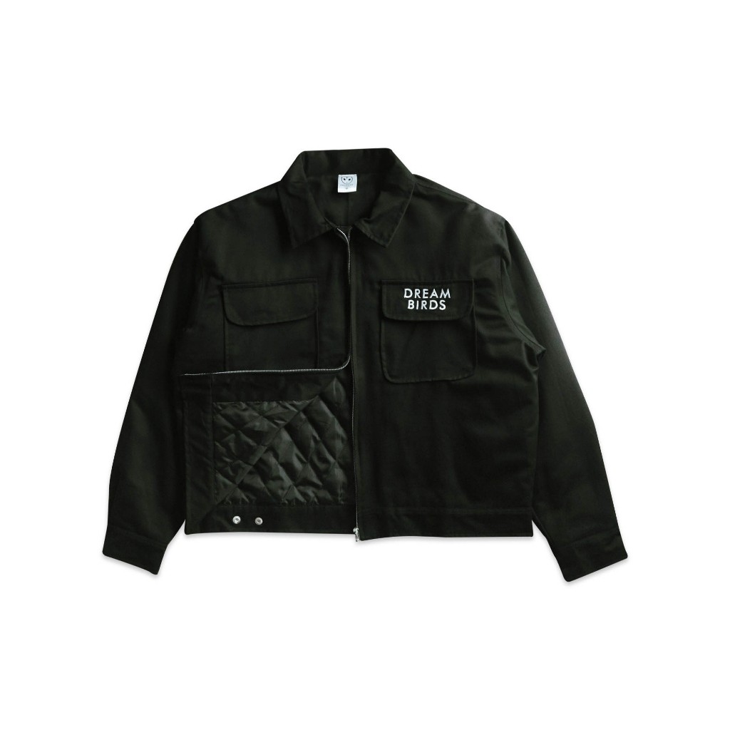 Jual DREAMBIRDS "CLASSIC LOGO" BLACK WORK JACKET | Shopee Indonesia