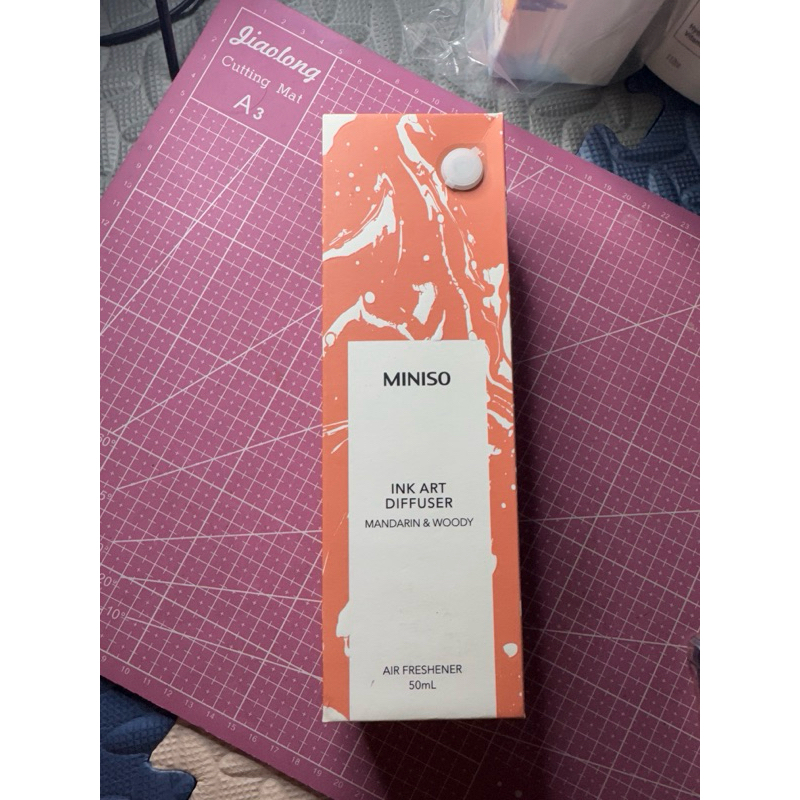 Jual miniso ink art diffuser mandarin & woody - air freshener 50ml ...