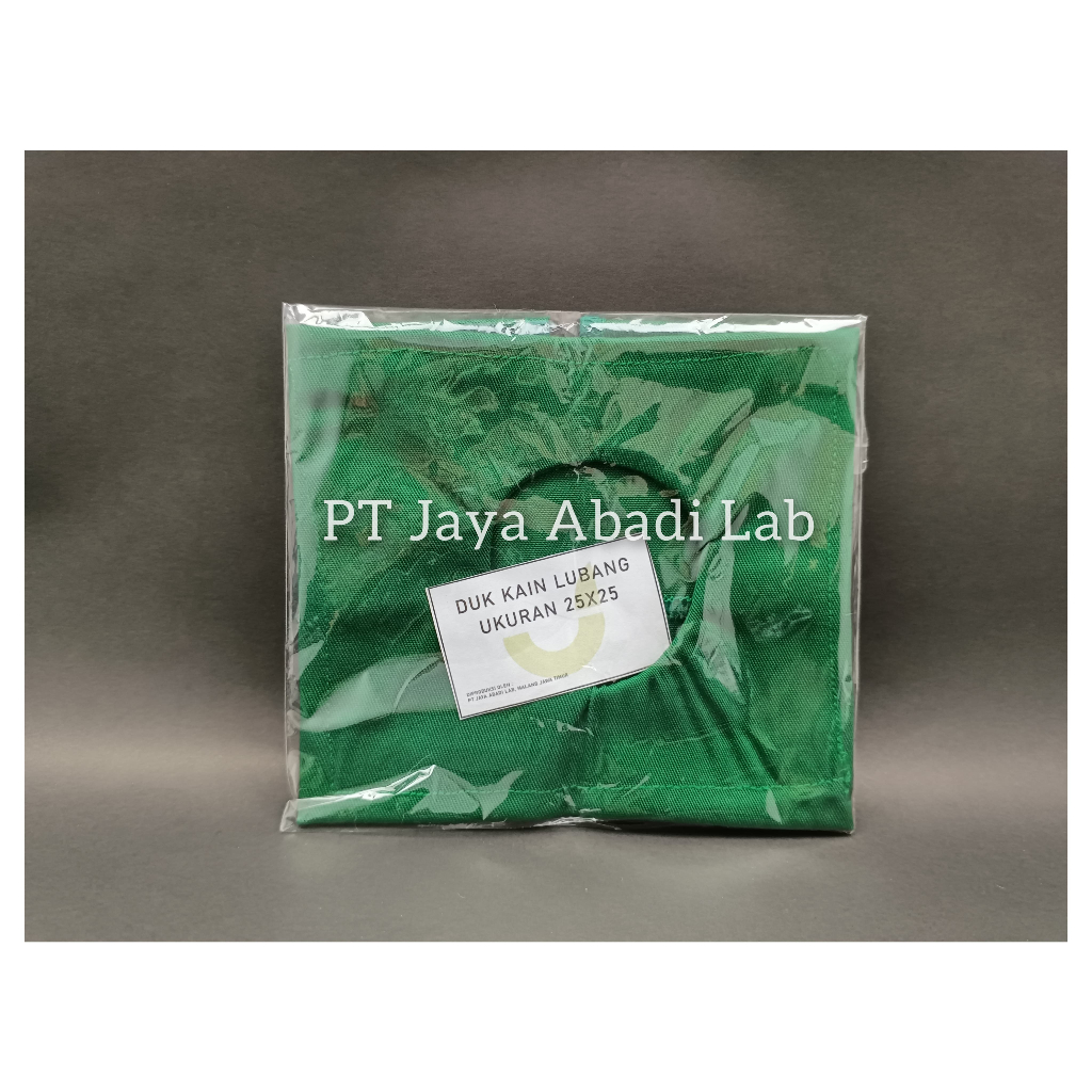 Jual kain duk operasi hijau 25x25 cm lubang diameter 5 cm dok doek ...