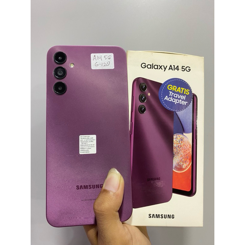 Jual samsung a14 ram 6/128 5g second bekas pakai | Shopee Indonesia