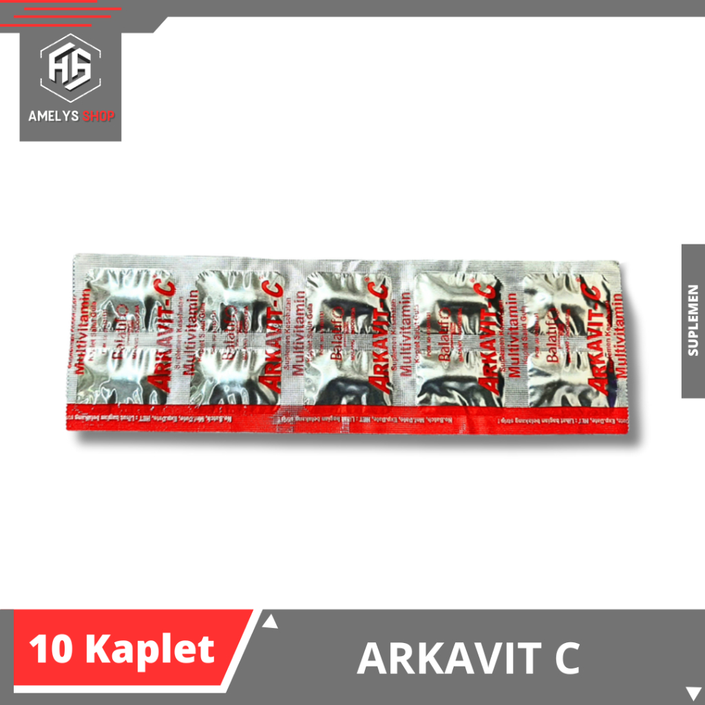 Jual ARKAVIT - C MULTIVITAMIN MEMBANTU MEMELIHARA KESEHATAN 1 STRIP ISI ...