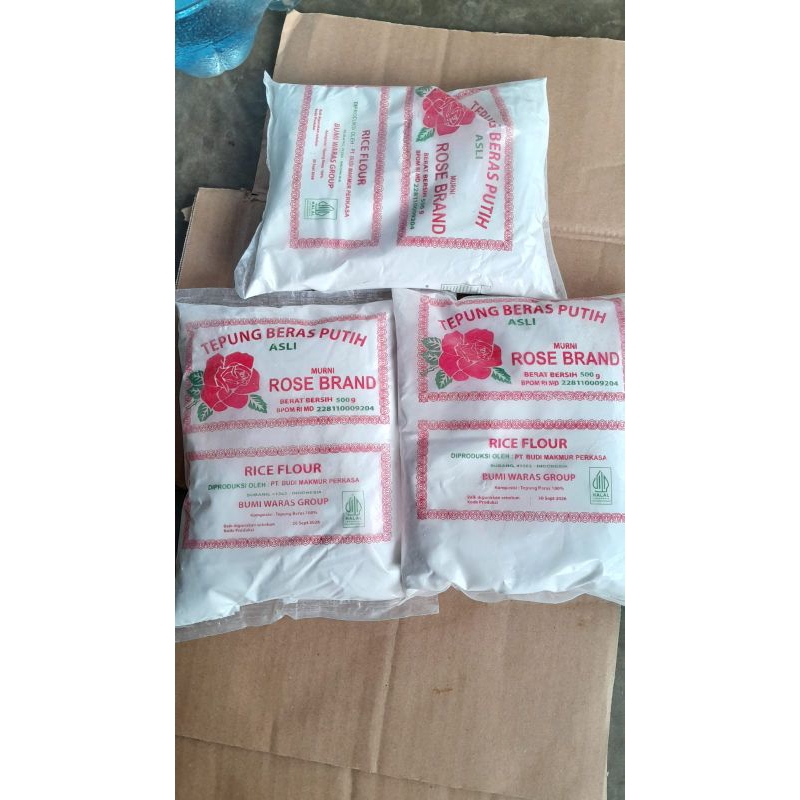Jual TEPUNG BERAS ROSE BRAND 500 GRAM | Shopee Indonesia