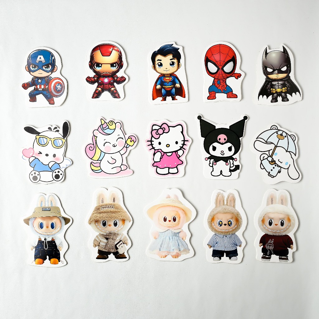 Jual Amplop Lebaran 3D Karakter Labubu Sanrio Superhero Lucu Unik Isi 5 ...