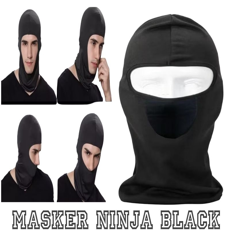 Jual MASKER NINJA / MASKER BALACLAVIA / TOPENG HITAM - CESPEDIA ...