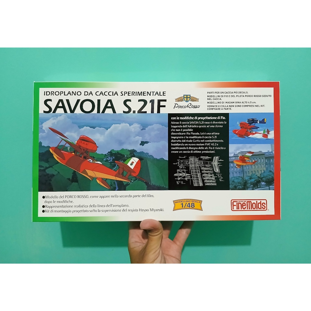 Jual Model Kit Miniatur Pesawat Savoia S.21F Fine Molds Porco Rosso Skala 48 Studio Ghibli ...