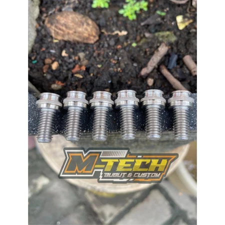 Jual BAUT L M8 ATAU BAUT 12 STAINLEES CUSTOM BUBUT PANJANG 1,5CM | Shopee Indonesia