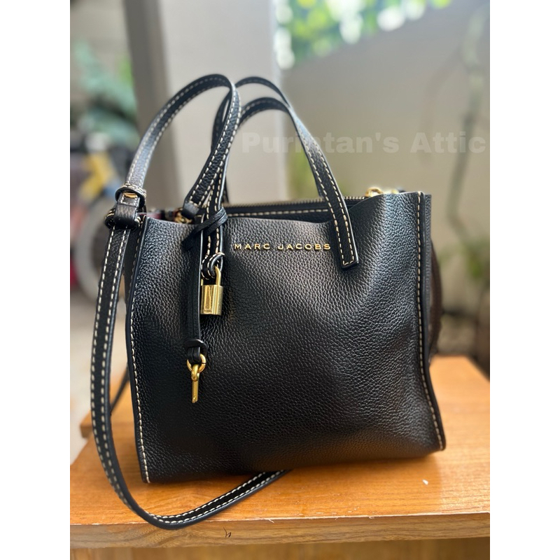 Jual Marc Jacob grind pebbled leather Preloved | Shopee Indonesia