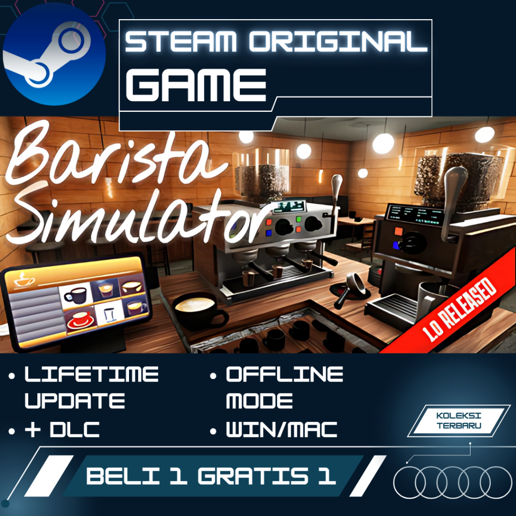 Jual Barista Simulator - Versi Resmi Steam 100% Original | Shopee Indonesia