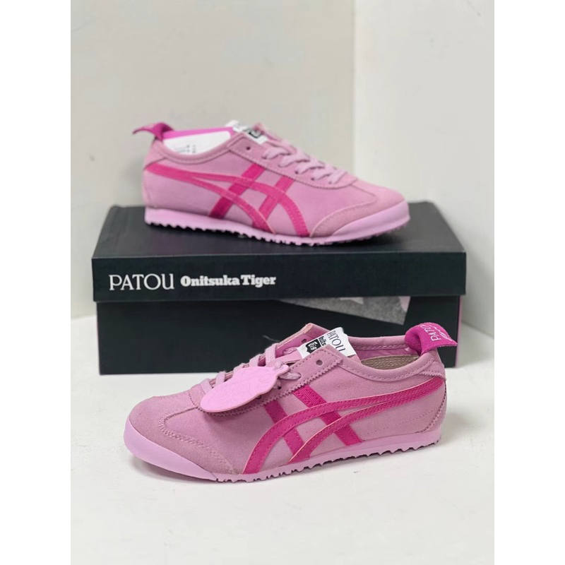 Jual Sepatu Onit x PATOU/Suede Full Pink | Shopee Indonesia