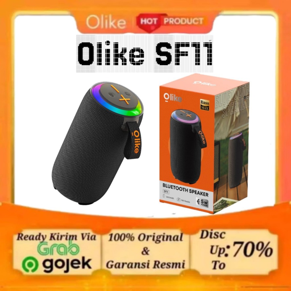Jual Olike Speaker SF11 Spiker Mini Subwoofer Portable Lanyard ...