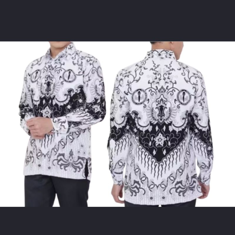 Jual Seragam PGRI Pria Dan Wanita / Kemeja Batik PGRI Lengan Panjang | Shopee Indonesia