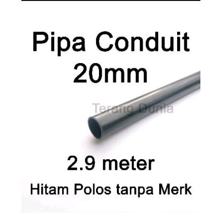 Jual Pipa Listrik Hitam 20mm Pipa Conduit Hitam Pipa Konduit Hitam Pipa ...