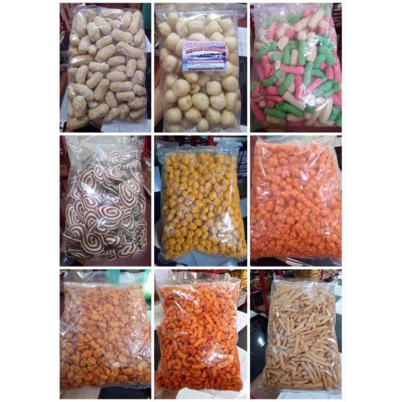 Jual PROMO ANEKA SNACK 03 / PERBUNGKUS CEMILAN MAKANAN JAJANAN KACANG ...