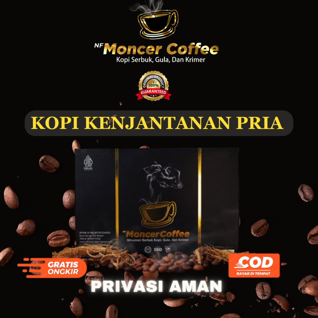 Jual NF MONCEERR COFFEE Original Kopi Stamina Pria Kuat Tahan Lama 1 ...